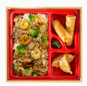 Chicken And Shrimp Bento Box - Simply Delivery